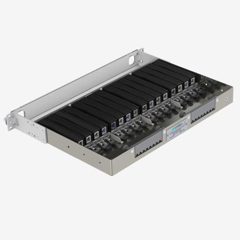 RACK1U16 | 1U Rack Mount 16 Modules Holder Flexmedia XM